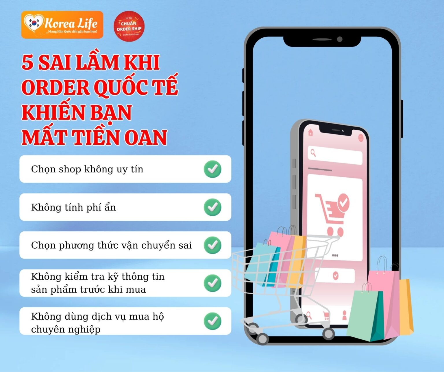 5 SAI LẦM KHI ORDER QUỐC TẾ KHIẾN BẠN MẤT TIỀN OAN – CÁCH TRÁNH ĐƠN GIẢN! - CHUẨN Order Ship